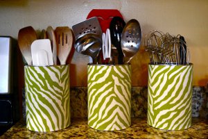Upcycled Utensil Cans | FaveCrafts.com
