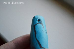 Faux Turquoise Necklace | FaveCrafts.com